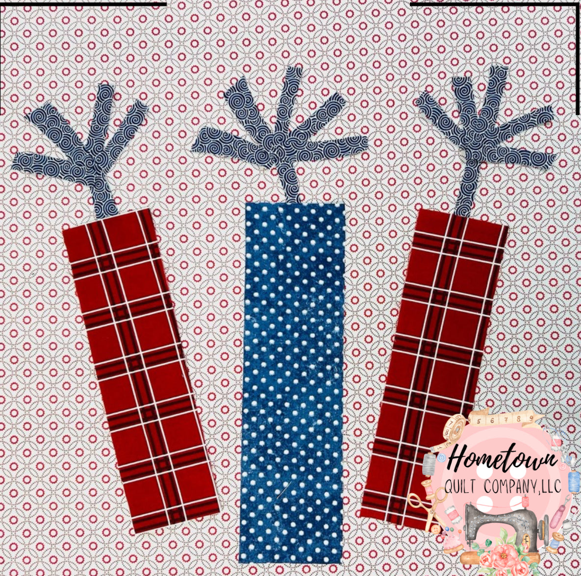 Firecracker Block Template – Hometown Quilt Company