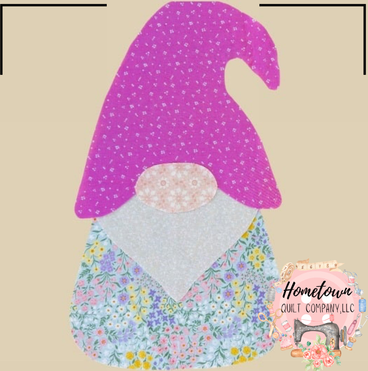 Gnome Two Block Template – Hometown Quilt Company
