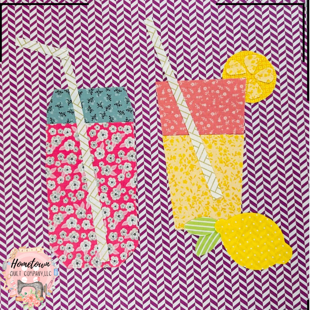 Lemonade Block Template – Hometown Quilt Company