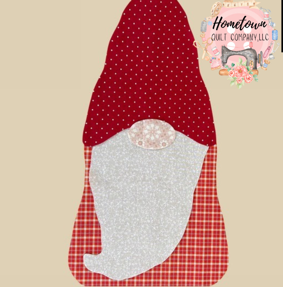 Gnome Three Block Template – Hometown Quilt Company