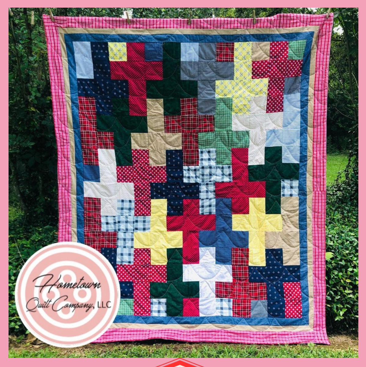 Cross Quilt Pattern • Digital Download – Hometown Quilt Company