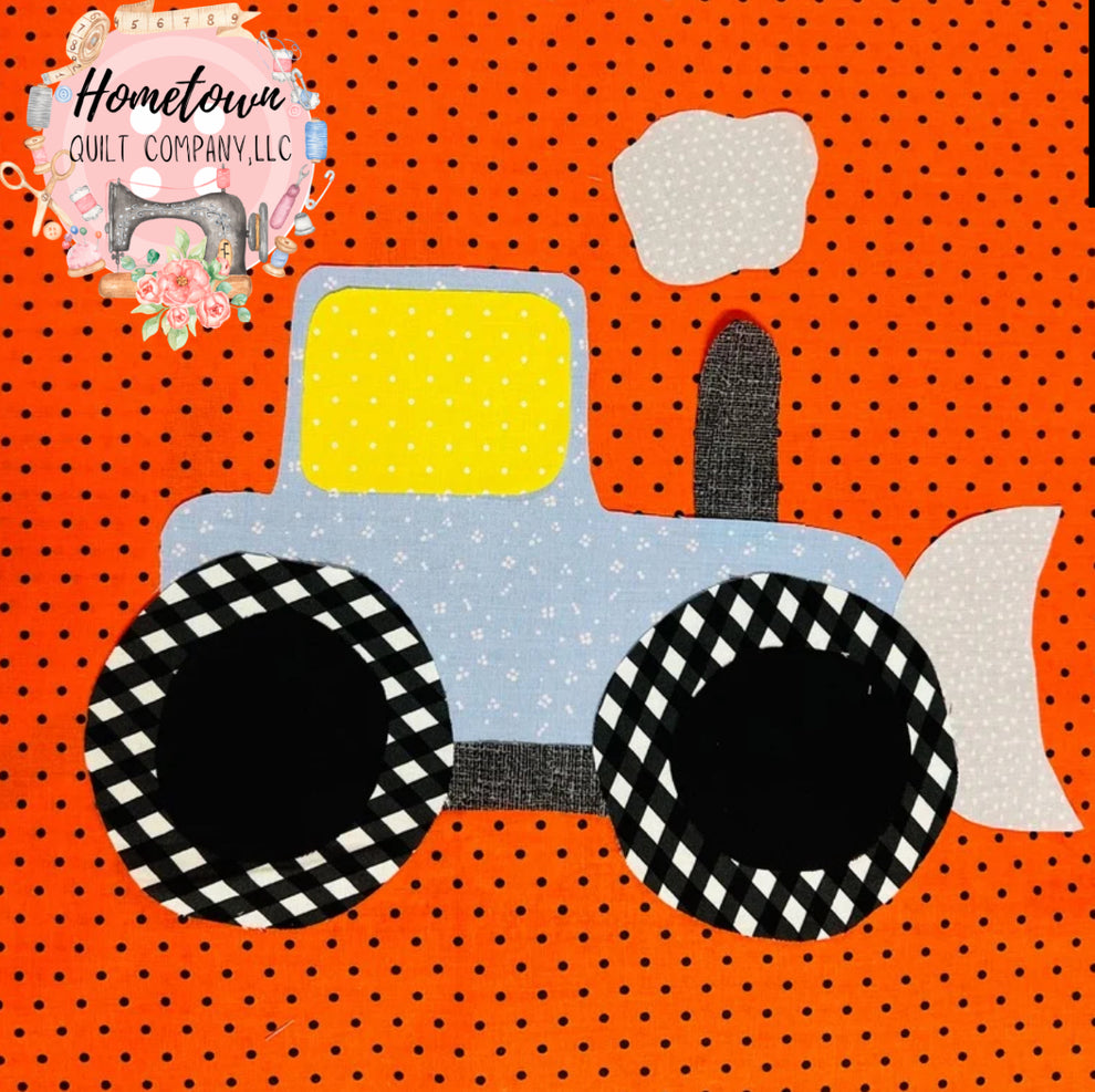 Pusher One Block Template – Hometown Quilt Company