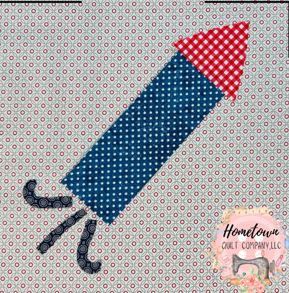 Rocket Block Template – Hometown Quilt Company