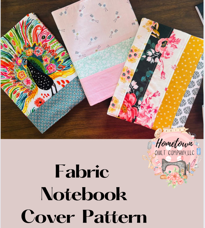 Fabric Composition Notebook Cover Pattern – Hometown Quilt Company