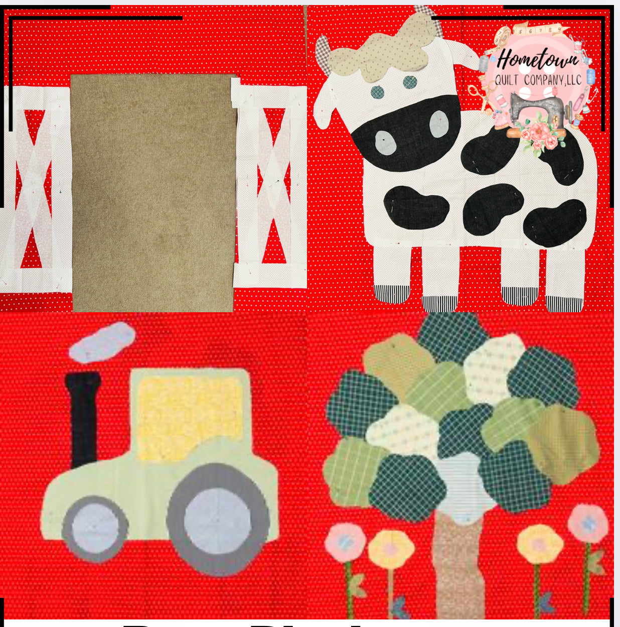 Barn Playhouse Template – Hometown Quilt Company