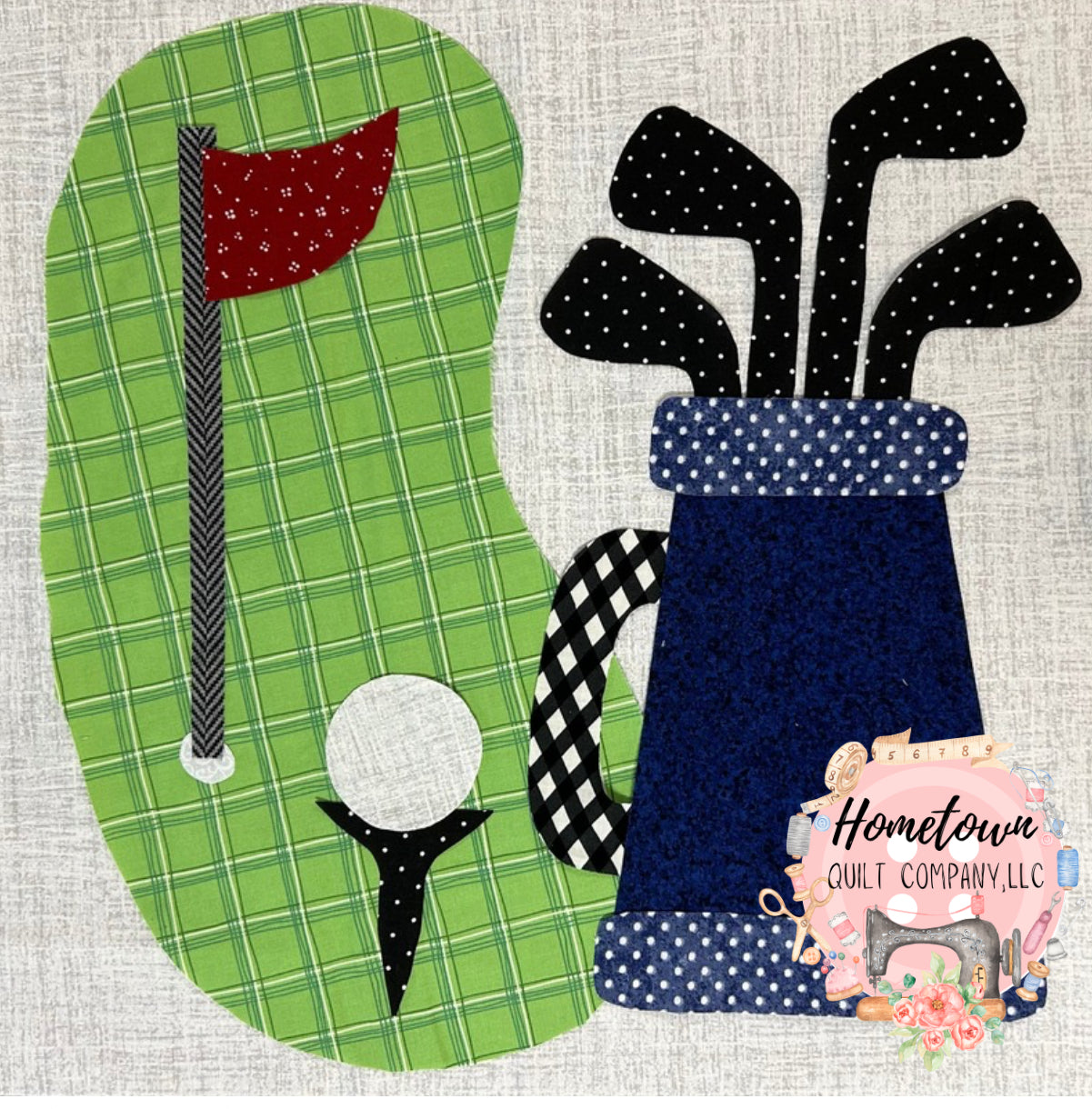 Golf Appliqué Pattern – Hometown Quilt Company