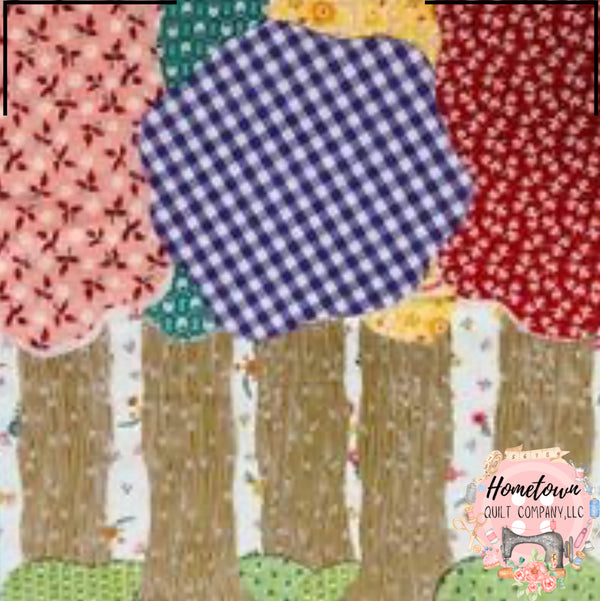 Rainbow Forest Block Template – Hometown Quilt Company