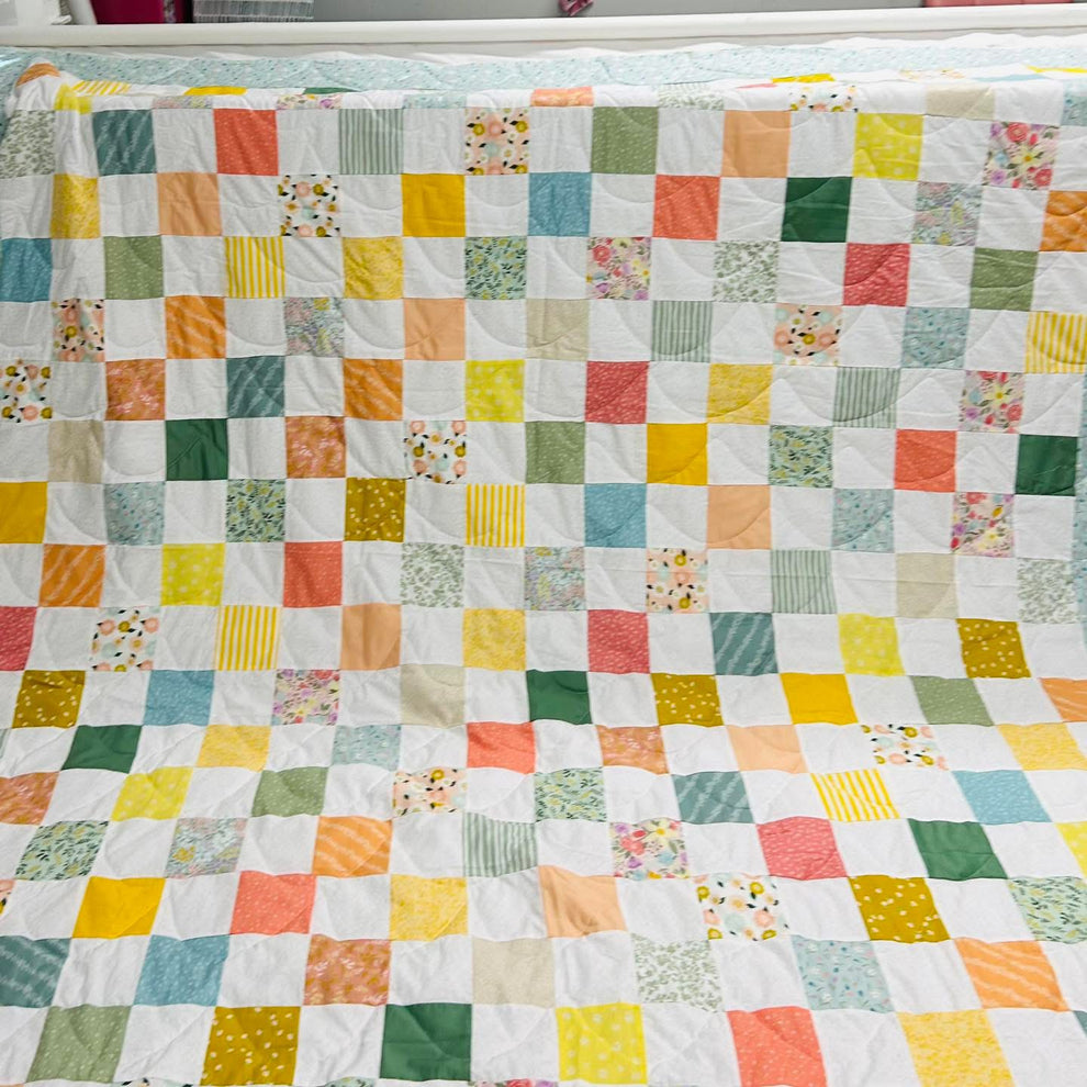 Playroom Patchwork Twin Quilt Pattern • Digital Download – Hometown ...