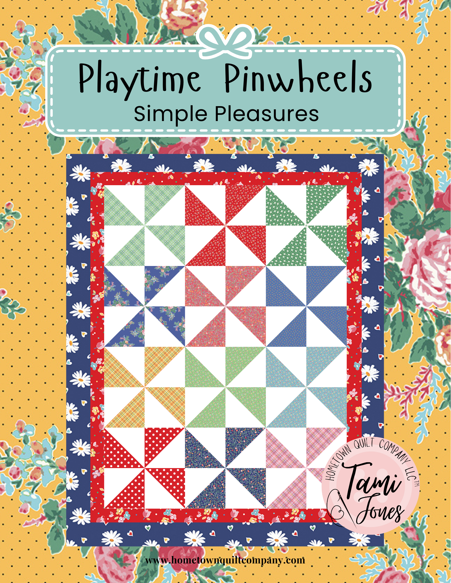 66x86 inch Playtime Pinwheels • Simple Pleasures – Hometown Quilt Company